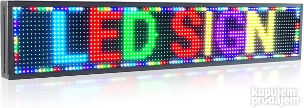 LED svetleca reklama RGB 100cm x 20cm - KupujemProdajem