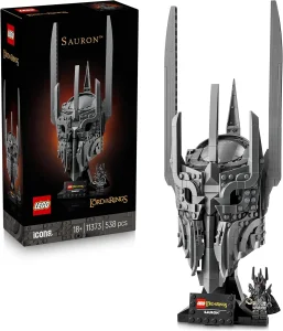 LEGO Icons The Lord of the Rings: Sauron's Helmet - Display ...