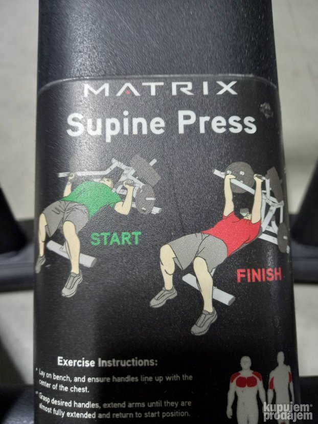 Matrix Magnum Supine Bench Press - KupujemProdajem