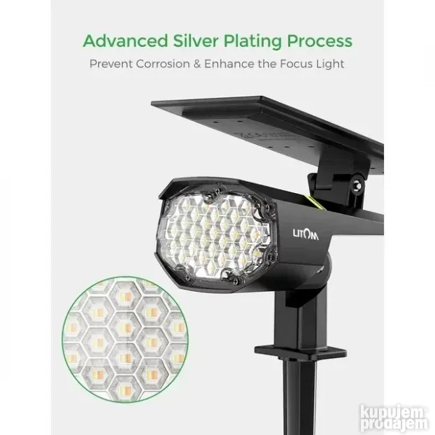 30 LED spoljna solarna svetla za prilaz tremu Litom IP67 - KupujemProdajem
