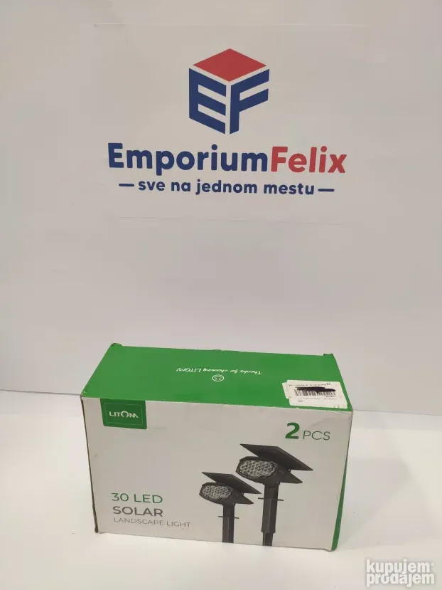 30 LED spoljna solarna svetla za prilaz tremu Litom IP67 - KupujemProdajem