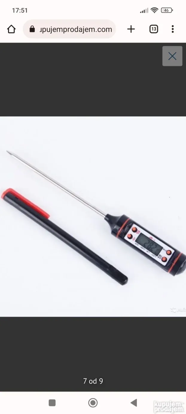 Termometar digitalni,ubodni -50 do 300 C - KupujemProdajem