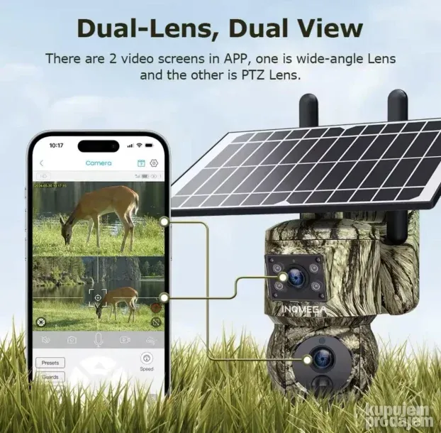 SOLARNA lovacka kamera UBOX 4g KAMERA PTZ kamera 4g LOVACKA - KupujemProdajem