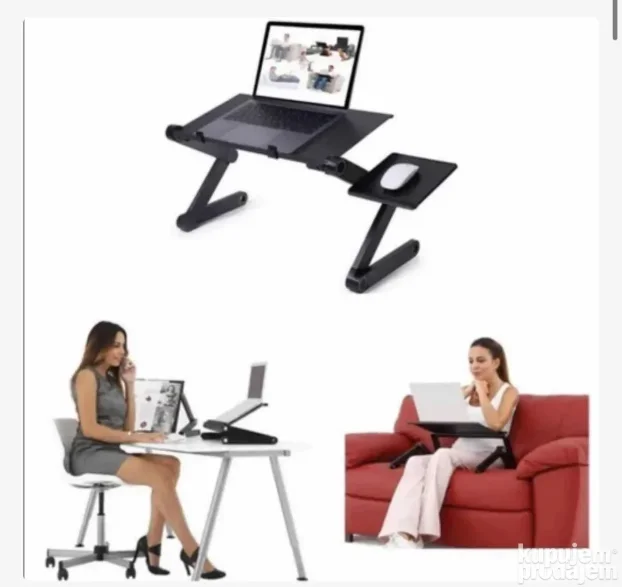 NOVO - Sto Za Laptop T8 Na Rasklapanje Sa Dva Kulera - KupujemProdajem
