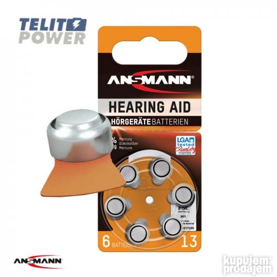 Baterija za slušne aparate PR-13 Ansmann - KupujemProdajem