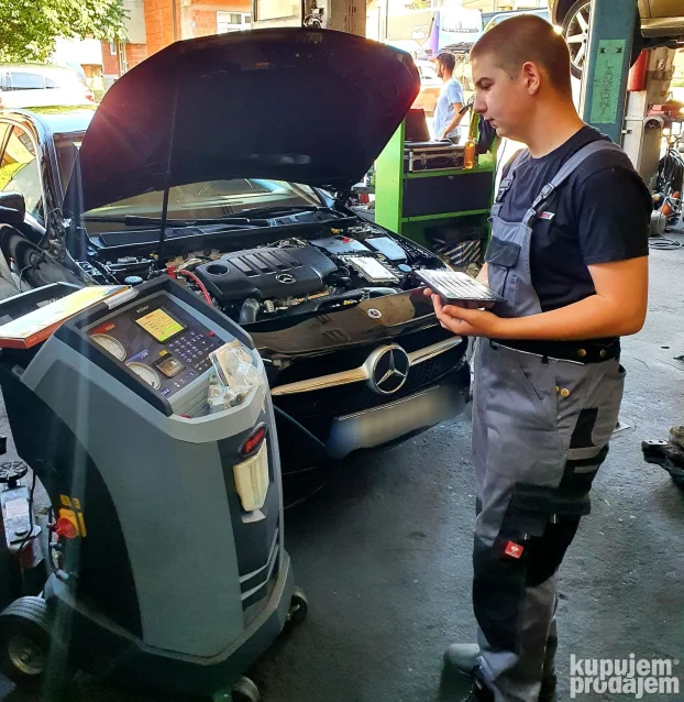 Klima servis R744 R1234yf R134a putnički teretni bus program ...