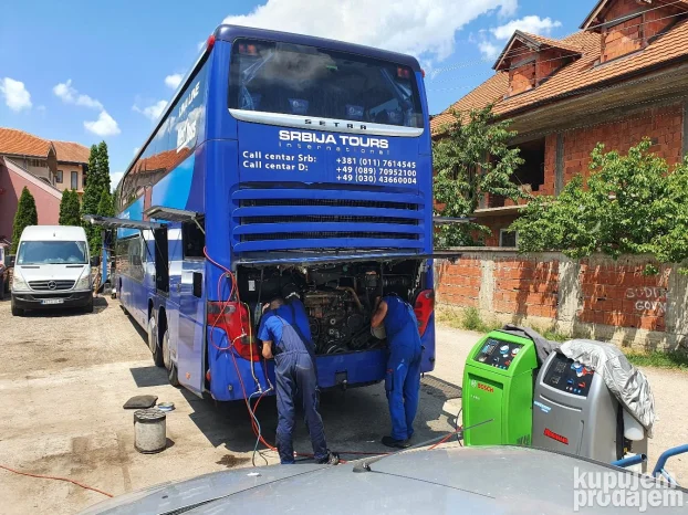 Klima servis R744 R1234yf R134a putnički teretni bus program ...
