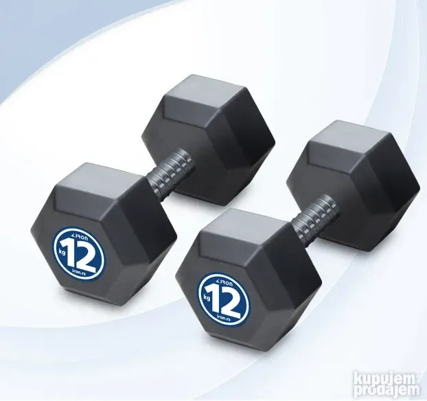 Tegovi bucice plasticni HEX tegovi 24kg tegovi 2 x 12kg - KupujemProdajem