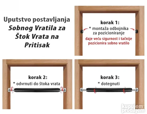 Sobno vratilo za štok vrata na pritisak - KupujemProdajem