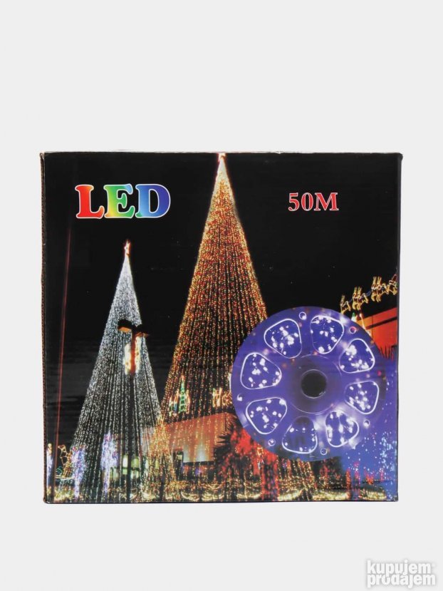 Novogodisnje Lampice 50m Led Lampe sarene 50m rasveta - KupujemProdajem