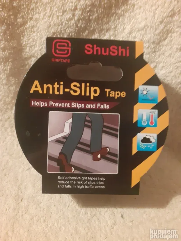 Samolepljiva Traka za Stepenice - Protiv klizanja 5m x 50mm ...