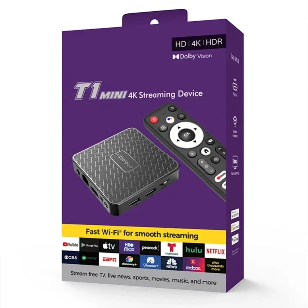 Mortal Smart TV Box T1 Mini Android 14 sa 4K podrškom i Dual ...