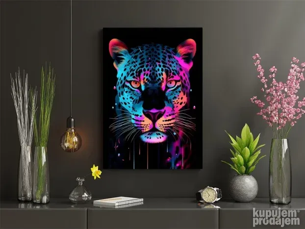 Leopard Art - Slika - Stampa po vasem izboru - KupujemProdajem