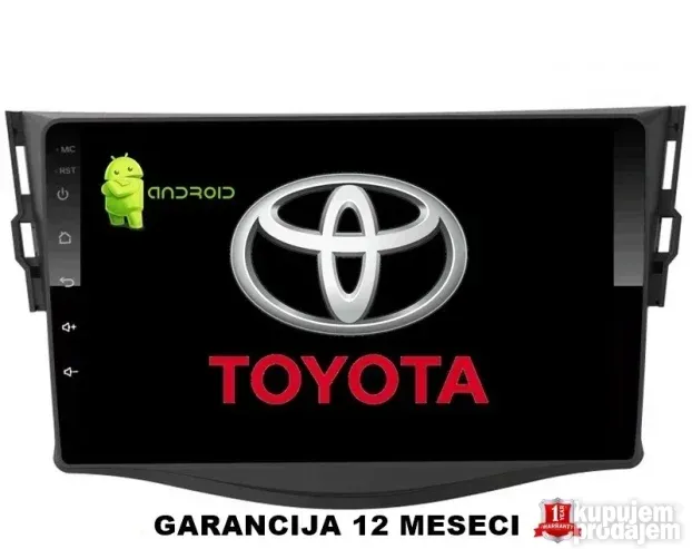 Toyota Rav 4 Multimedija Android Navigacija Touch Screen - KupujemProdajem