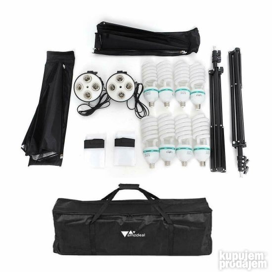 Foto Studio Rasveta Video Fluo Kontinualna Softbox 5400W - KupujemProdajem