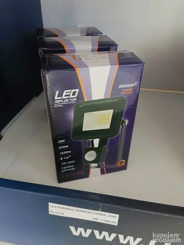 Led Reflektor Sensor Lumre - 20w - KupujemProdajem
