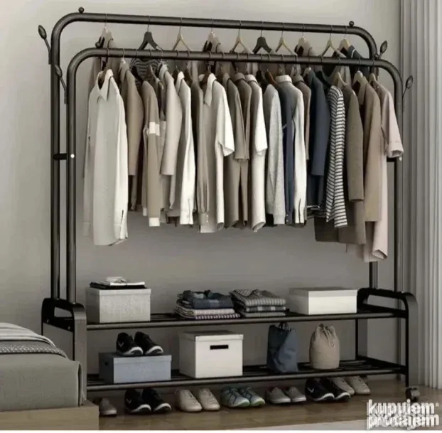 Stender Stalak Dupli Stalak Cuviluk za odecu MANJI I VEĆI - KupujemProdajem