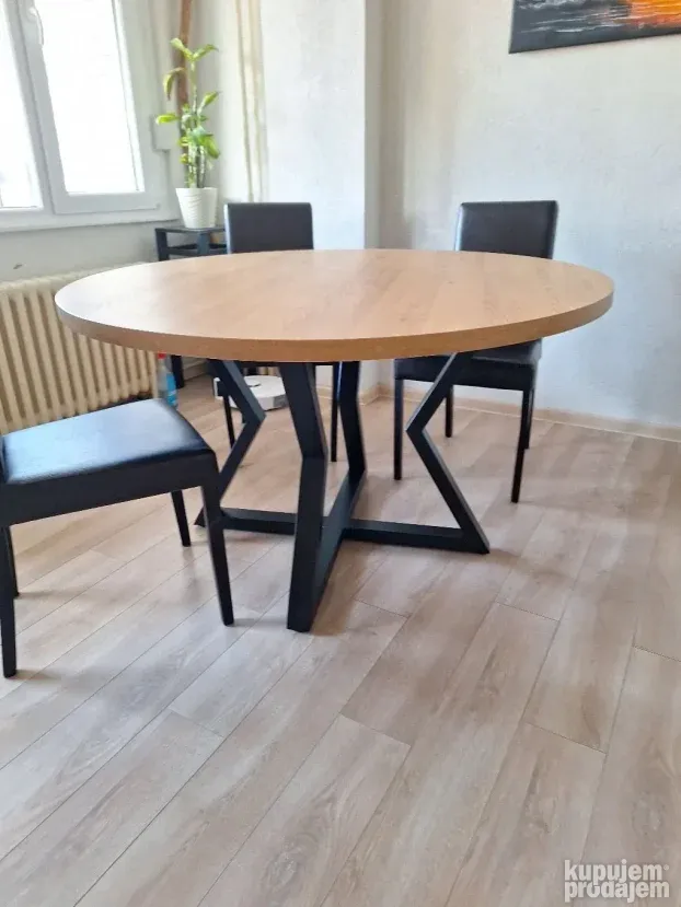 Okrugli trpezarijski stolovi Dezen po želji X76 - KupujemProdajem