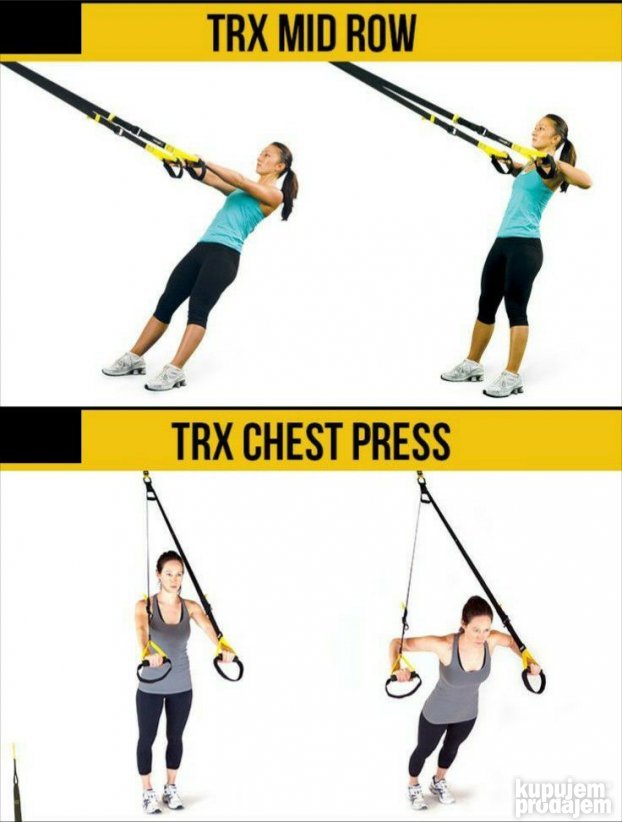 TRX PRO P3 trake za vežbanje - suspenzioni trening - KupujemProdajem