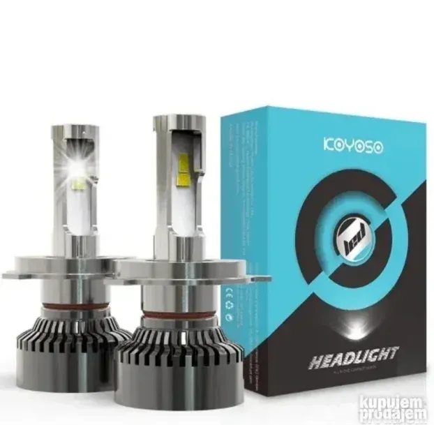 KOYOSO LED sijalice za auto H4, 12000LM, 12V 6500K - KupujemProdajem
