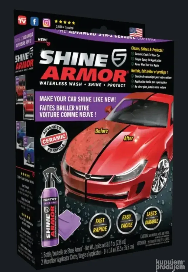 Sprej za auto - vosak, završni premaz za višestruku zaštita ...