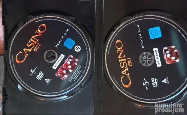 Casino DVD x2 Robert de Niro, Sharon Stone i Joe Pesci - KupujemProdajem