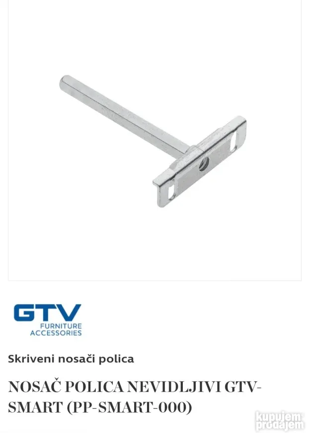 Nosac police nevidljivi Gtv PP-SMART-000-okov za namestaj - KupujemProdajem