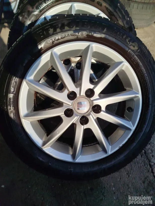 Alu felne 15 col 5x100 sa guma letnjim dot 2024 i 2023 - KupujemProdajem