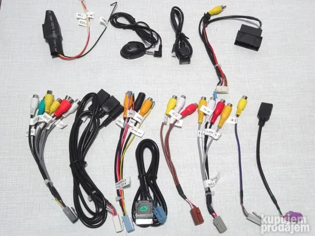 Kabel za Android multimediju auto radio KJD 7005 razni novi1 ...