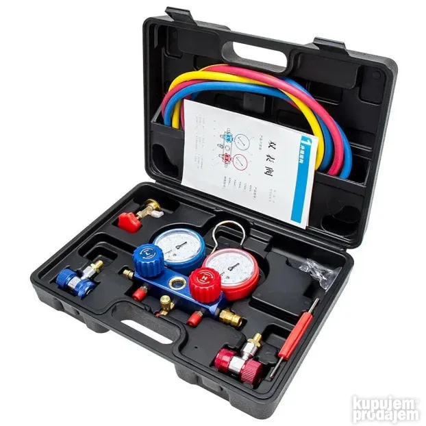 Alat za punjenje klima uredjaja manometri i creva za klime - KupujemProdajem