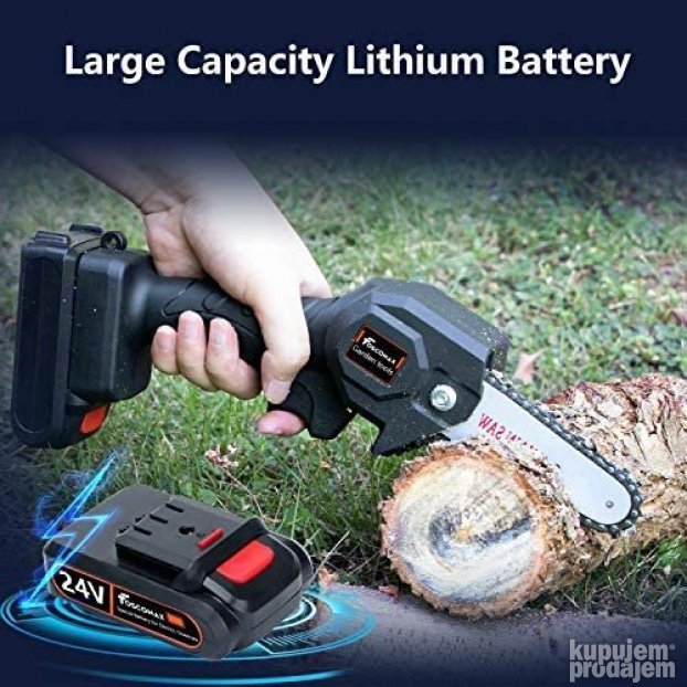 Testera Mini električna na akumulator sa 2 baterije - KupujemProdajem