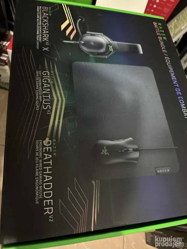 Razer Battle Bundle Blackshark X / Gigantus V2 Deathadder V2 ...