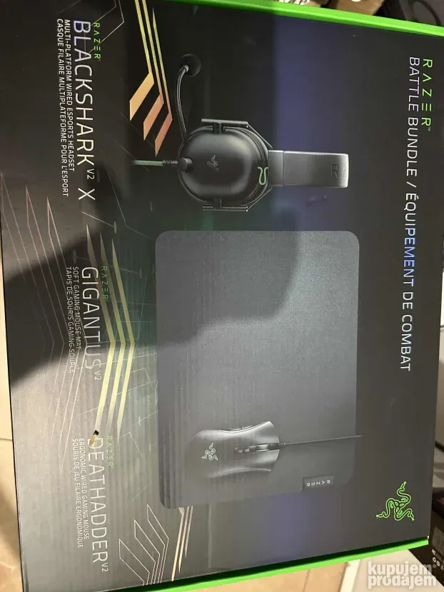 Razer Battle Bundle Blackshark X / Gigantus V2 Deathadder V2 ...