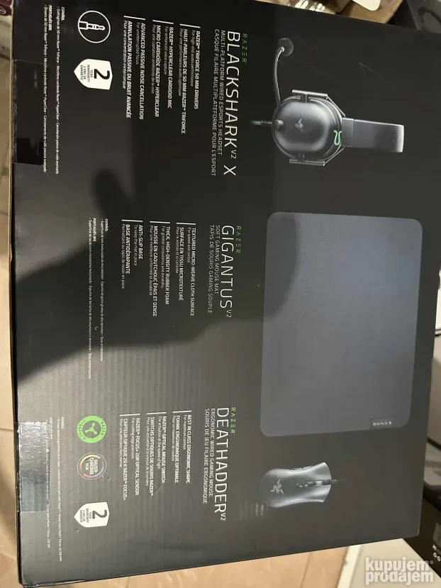 Razer Battle Bundle Blackshark X / Gigantus V2 Deathadder V2 ...