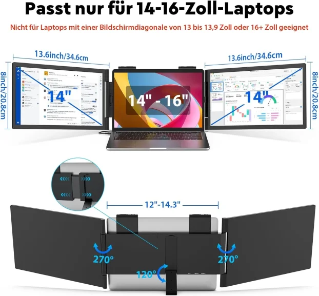 14-inčni FHD Prenosivi monitori za laptop - KupujemProdajem