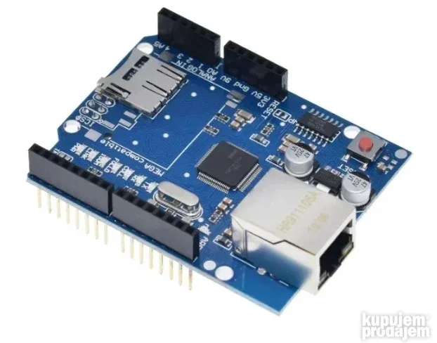 Arduino Ethernet Shield W5100 Mrezni Lan Modul Sdcard Kupujemprodajem 
