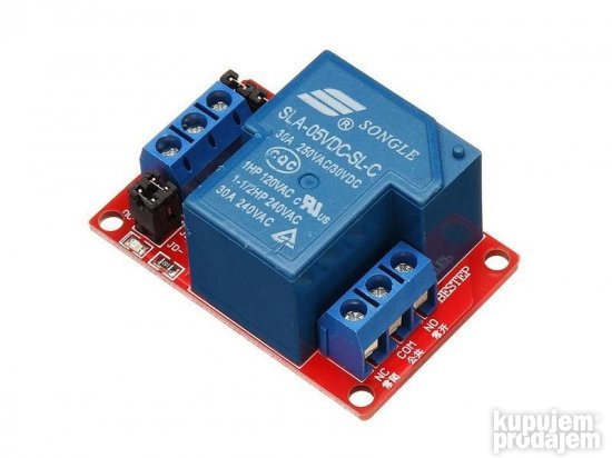 Relejni modul 5V 30A (1 kanal) - KupujemProdajem