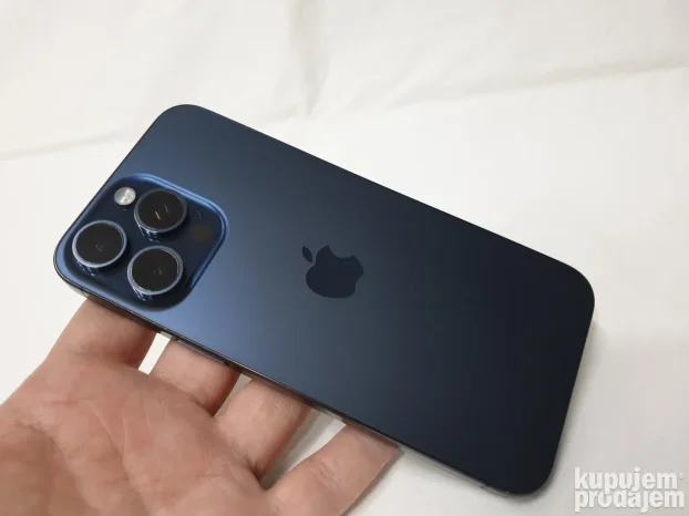 Apple iPhone 15 Pro Max 256GB-Plava boja,odlican,Bh-86% - KupujemProdajem