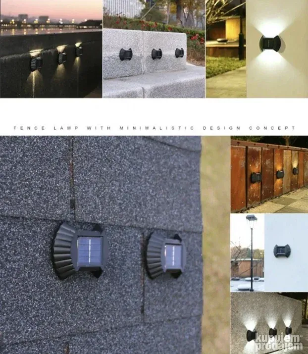 Solarne zidne LED lampe SOLARNE LED LAMPE - KupujemProdajem