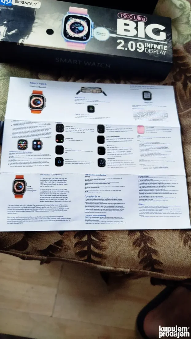 Smartwatch T900 Ultra - KupujemProdajem