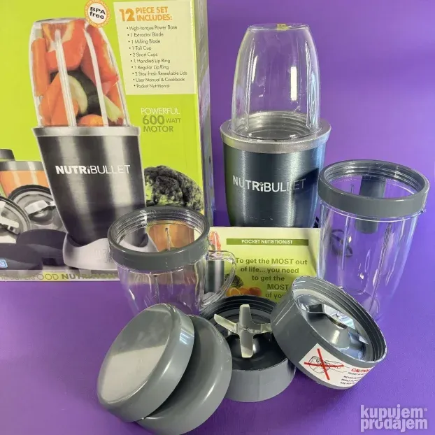 Nutribulet - Nutri Bullet - sokovnik, blender, secko - KupujemProdajem