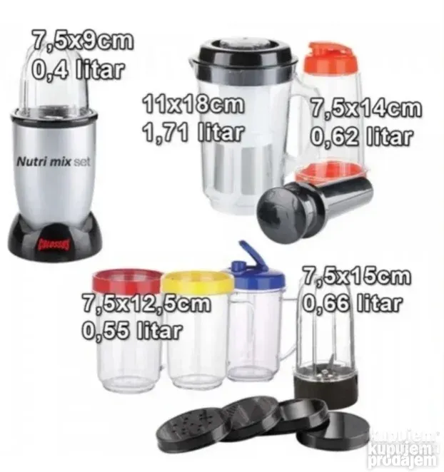 Nutri mix set blender i sokovnik Colossus - KupujemProdajem