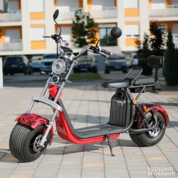 Električni skuter City COCO 1,5kW sa dve baterije (60V 20Ah ...