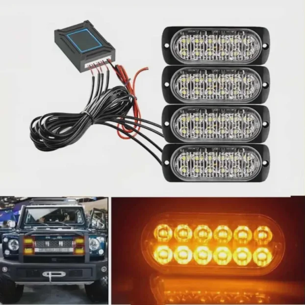 BLINKERi 12V 24V SET 4 KOMADA sa modulom i daljinskim 12 SMD ...