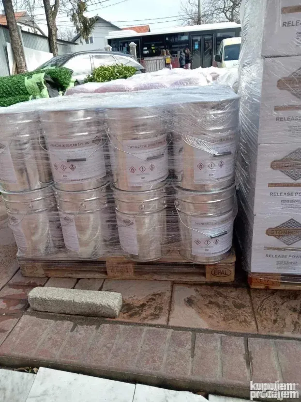 Materijal komplet za izradu stampanog betona uvoz Grcka - KupujemProdajem