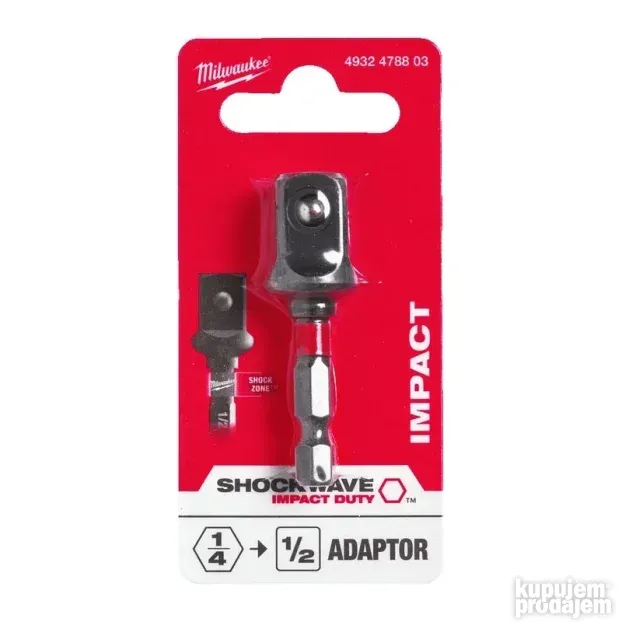 Milwaukee adapter 1/4"-3/8" 4932478054 - KupujemProdajem