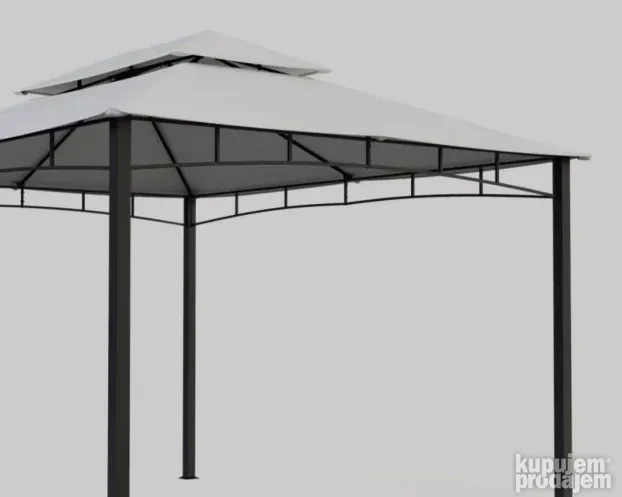 Baštenska tenda-paviljon GAZ 4 x 3 m bež - KupujemProdajem