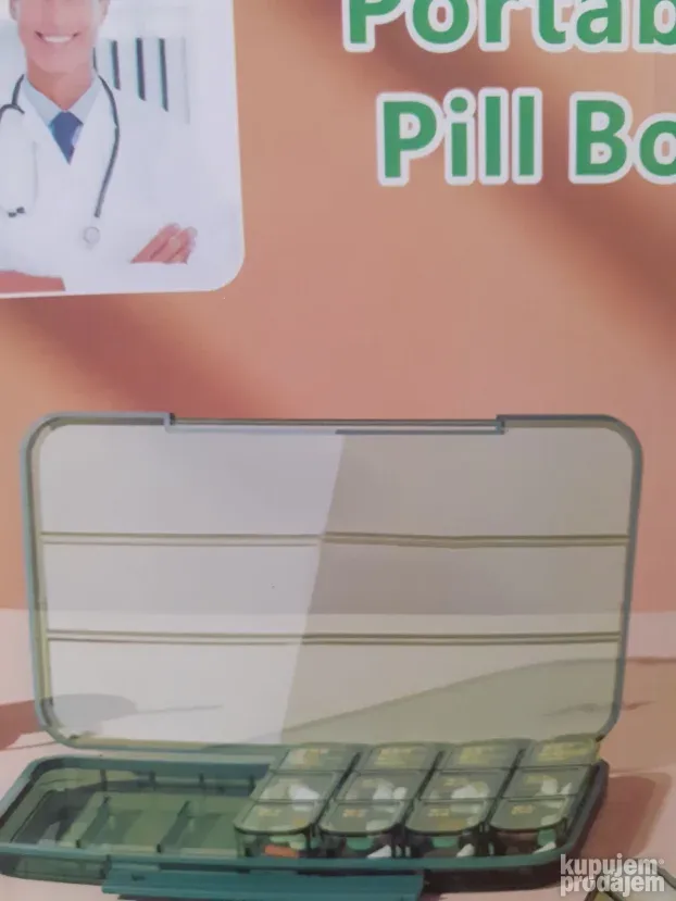 BOX -Kutija-organizator-DOZATOR za lekove -tablete -za 7dana - KupujemProdajem