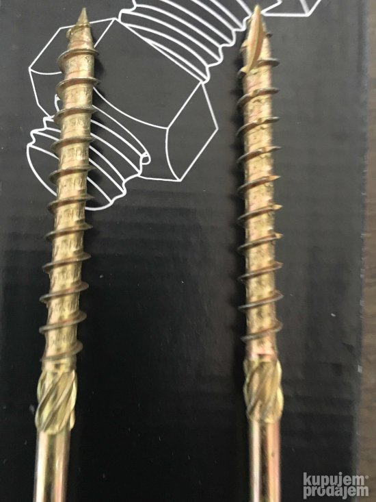 Torx vijak 10x300 za drvene konstrukcije - KupujemProdajem