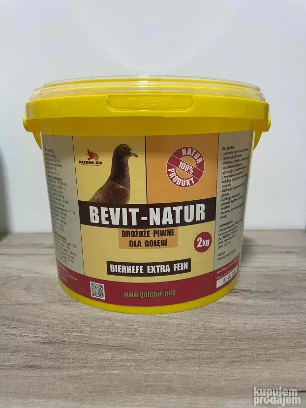Patron Bevit natur 2kg (pivski kvasac) - KupujemProdajem